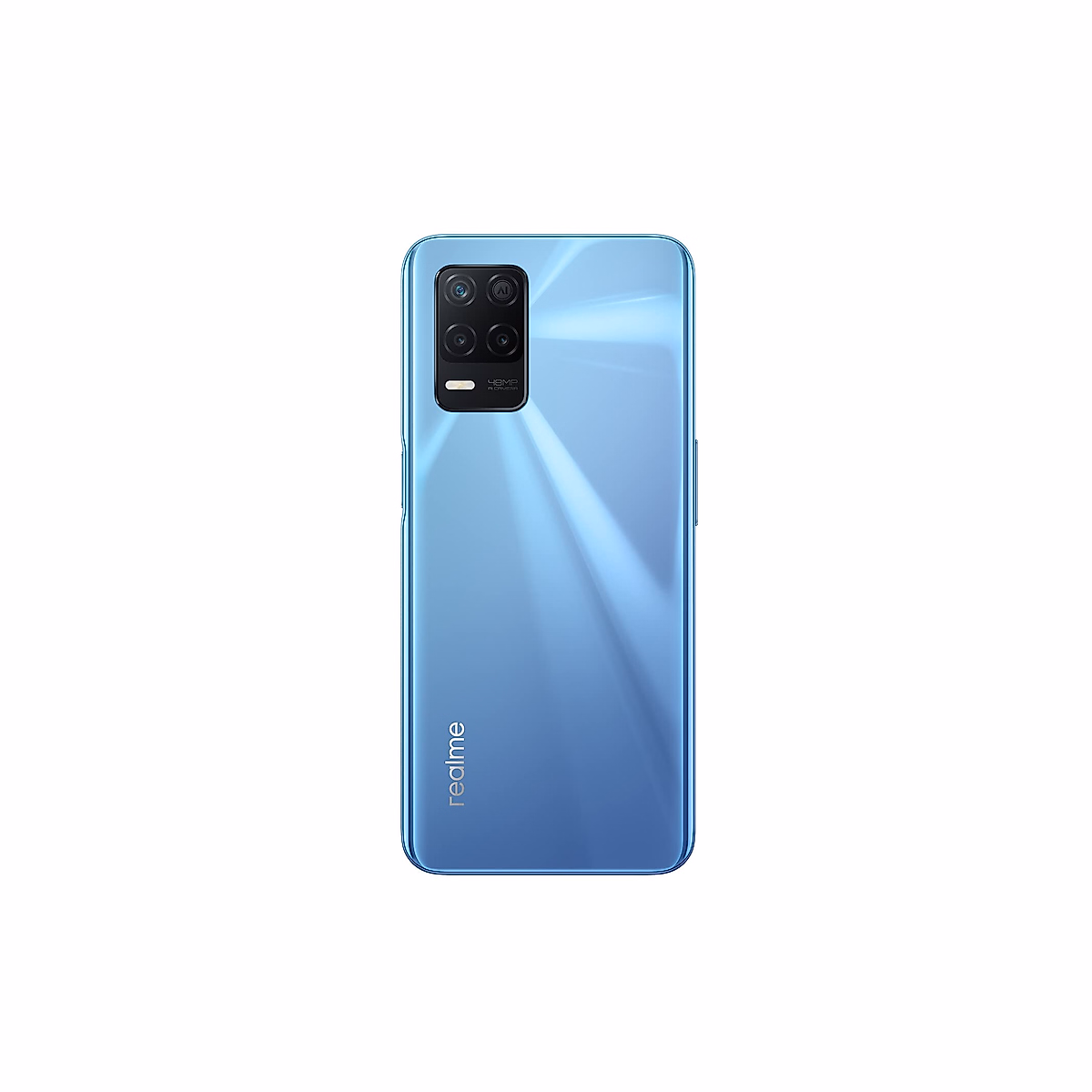 Realme 8 5G + 4G Volte GSM Unlocked Global USA Latin Europe Octa Core 48MP Triple Camera (NOT Verizon/Boost/CDMA) (Blue Supersonic, 128+8GB)