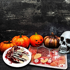 MOLEZU Handmade Halloween Realistic Internal Body Organs Props, Brain - Heart - Liver - Fingers - Eyes