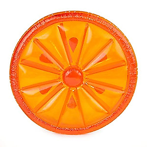 Swimline Giant Fruit Slice Pool Island, Orange