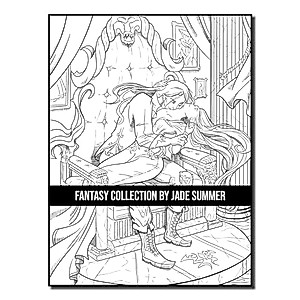 Fantasy Collection: An Adult Coloring Book with 100+ Incredible Coloring Pages of Mermaids, Fairies, Vampires, Dragons, and More!