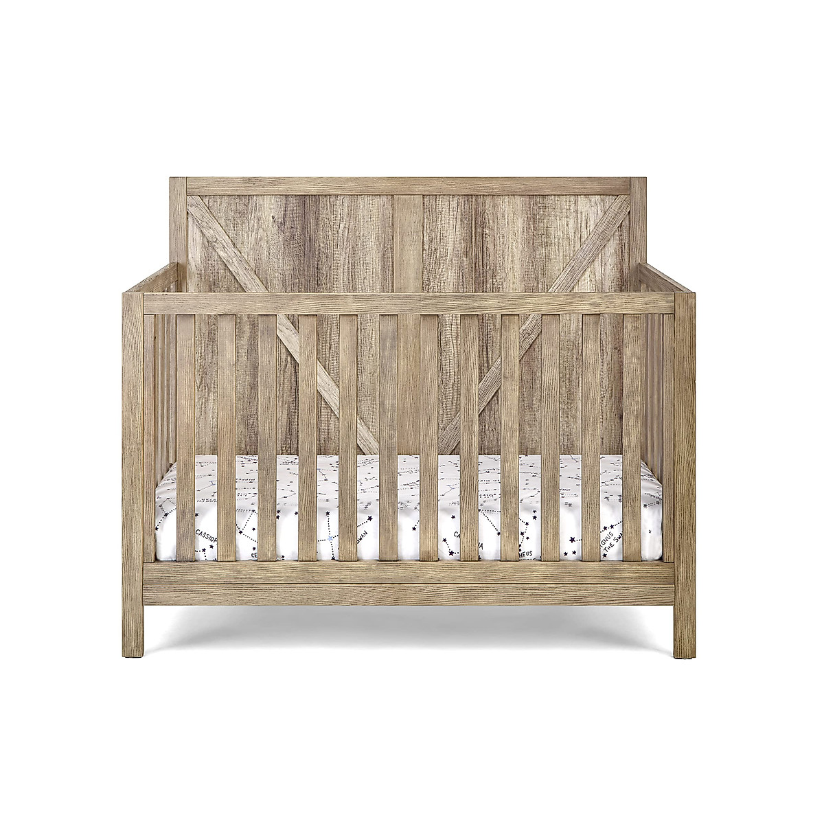 Suite Bebe Barnside 4-in-1 Convertible Crib in Vintage Chestnut