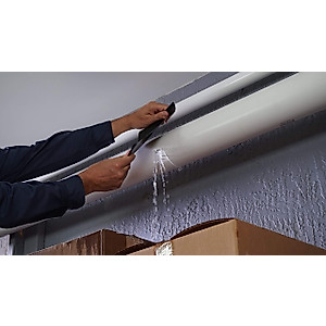 Flex Tape, 12 in x 10 ft, Black, Original Thick Flexible Rubberized Waterproof Tape - Seal and Patch Leaks, Works Underwater, Indoor Outdoor Projects - Home RV Roof Plumbing and Pool Repairs