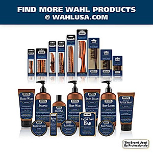 Wahl Beard, Mustache, & Hair Rake Comb for Men's Grooming - Handcrafted & Hand Cut with Cellulose Acetate - Smooth, Rounded Tapered Teeth - Model 3325