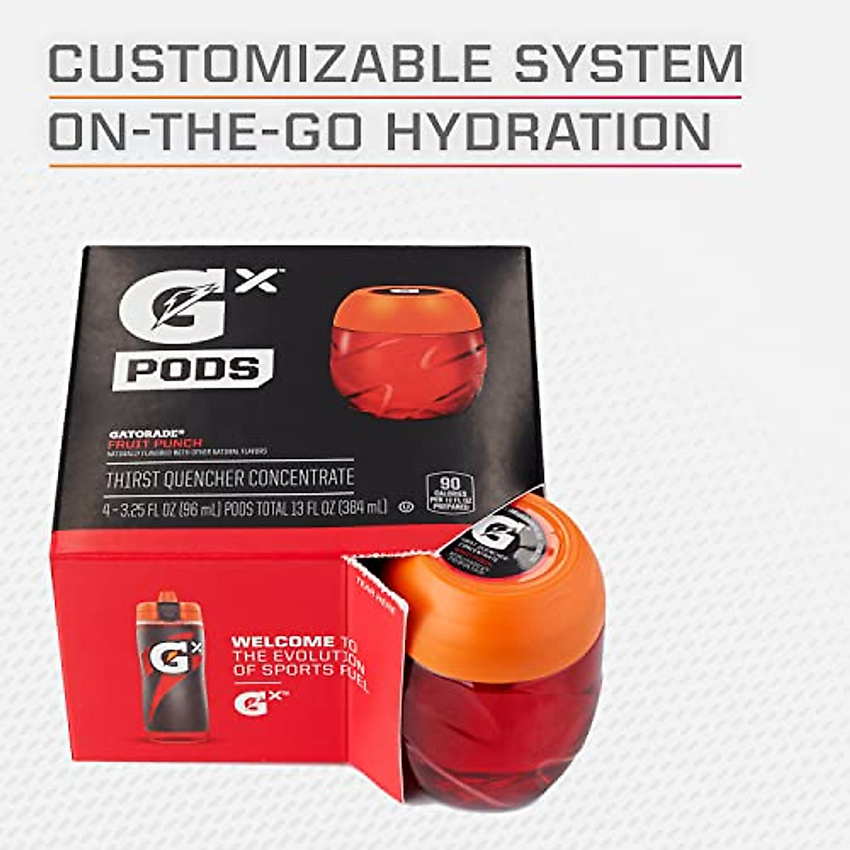 Gatorade unisex adult Gatorade GX Pods, Kiwi Strawberry (24ct), 6 x 4pack 24 Pods US