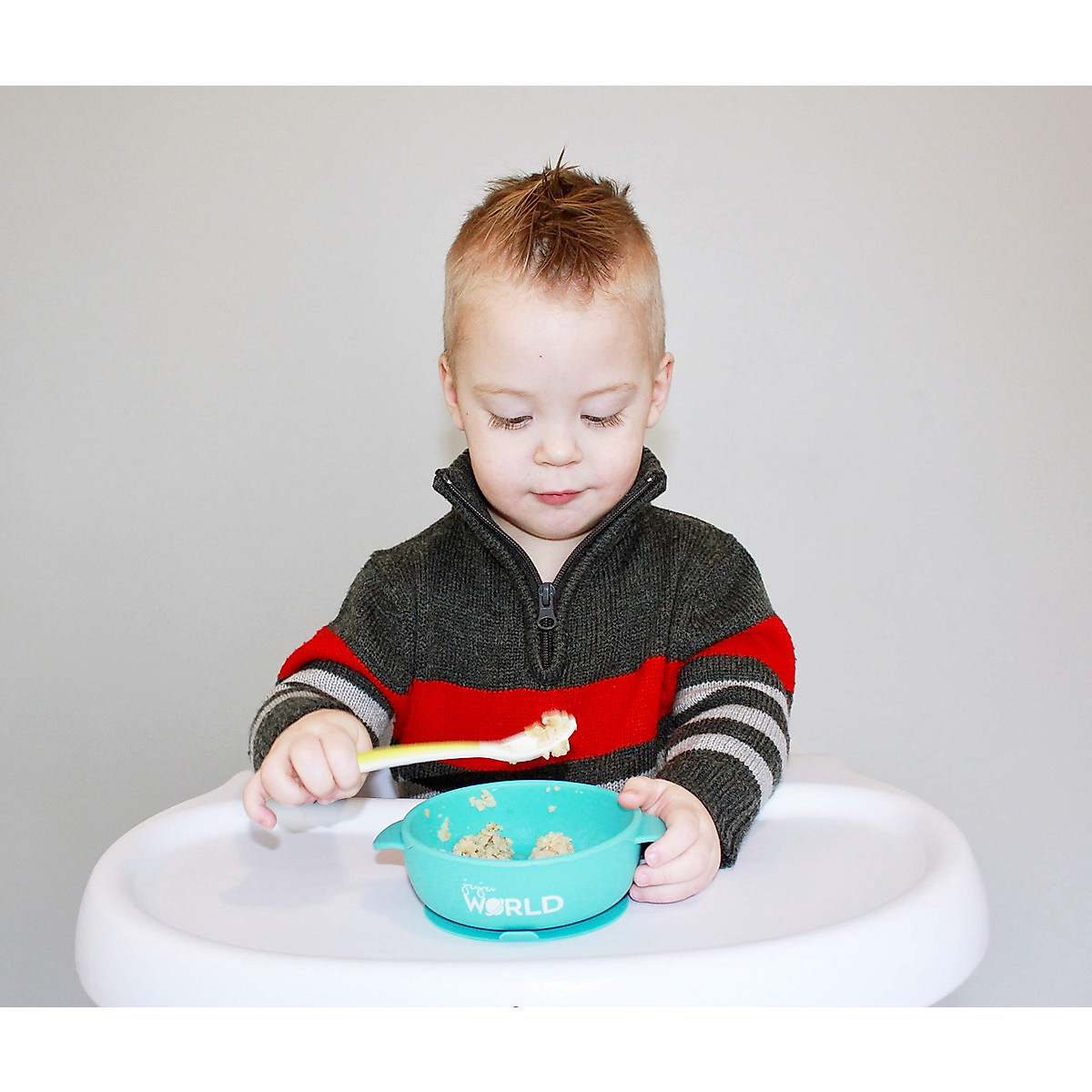 Juju World 3 Baby Bowls with High Suction Base Set - Great for Feeding Kids & Toddlers - Fridge, Microwave & Dishwasher Compatible - Eco-Friendly, BPA Free Silicone