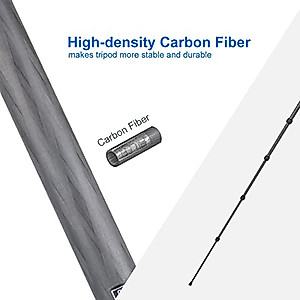 SIRUI AM-225 Camera Tripod Carbon Fiber Tripod 5-Sections Travel Lightweight Small Tripod with B-00K Ball Head