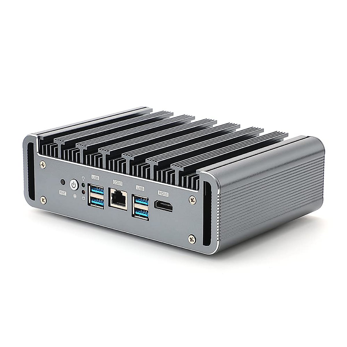 Firewall Hardware, VPN, Network Security Appliance, Router PC, Intel I5 8250U, RS36, AES-NI/6 x I211 Gigabit Nics/4USB3.0/COM/HDMI/Fanless, (Barebone, NO RAM, NO Storage, NO System)