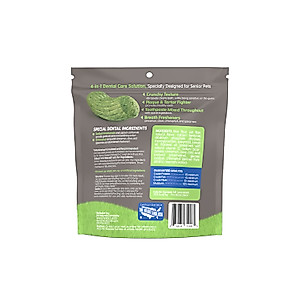 Ark Naturals Gray Muzzle Brushless Toothpaste, Senior Dog Dental Chews for Small to Medium Breeds, Vet Recommended for Plaque, Bacteria & Tartar Control, 1 Pack