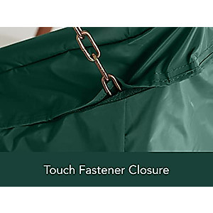 Covermates Outdoor Swing Cover - Light Weight Material, Weather Resistant, Elastic Hem, Seating and Chair Covers-Green