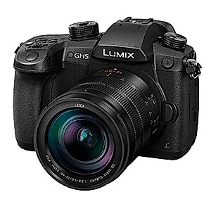 Panasonic LUMIX GH5 20.3MP 4K Mirrorless Digital Camera 12-60mm f2.8-4.0 ASPH Leica Lens (Renewed)
