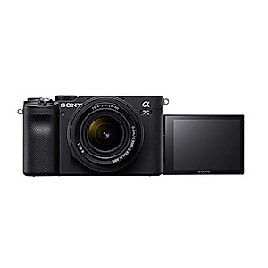 Sony Alpha 7C Full-Frame Compact Mirrorless Camera Kit - Black (ILCE7CL/B) (Renewed)