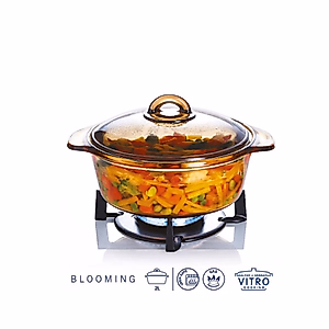 Arcoroc x Nobilta Vitro Blooming Glass Casserole 2L
