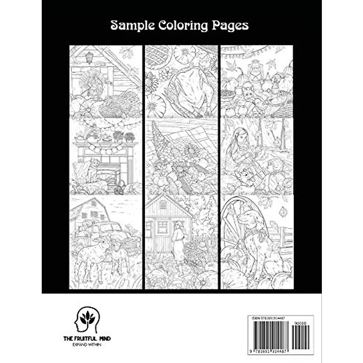Country Autumn Coloring Book: An Adult Coloring Book Featuring Charming Autumn Scenes, Relaxing Country Landscapes and Cute Farm Animals