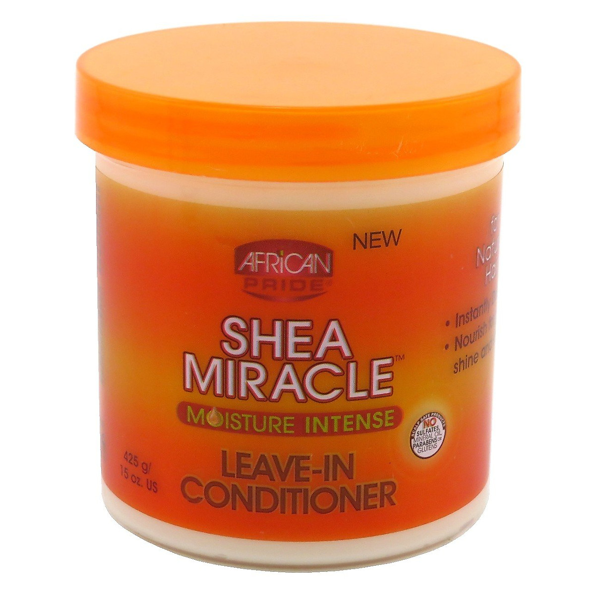 African Pride Shea Miracle Moisture Intense Leave-In Conditioner 15 Ounce (443ml) (3 Pack)