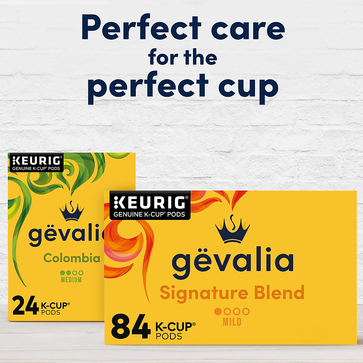 GEVALIA Signature Blend Coffee, Mild, K-CUP Pods, 84 Count
