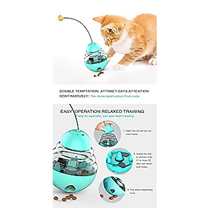 AOSUI cat Treat Toy，Best cat Toys for Bored Cats，cat Treat Dispenser，Treat Dispensing cat Toy，cat Feeder Ball，Kitty Toys，cat Food Toy