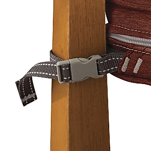 Classic Accessories Montlake Water-Resistant 20 x 20 x 2 Inch Square Outdoor Seat Cushion Slip Cover, Patio Furniture Chair Cushion Cover, Heather Henna Red, Patio Furniture Cushion Covers