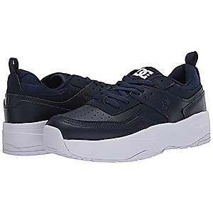 DC Women's E.TRIBEKA Platform Skate Shoe, Navy, 11 M US