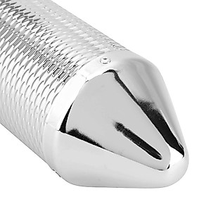 Alomejor Guiro Metal Guiro Instrument Stainless Steel Musical Percussion Instrument Training Tool with Scraper