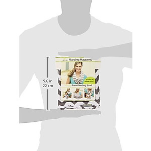 Itzy Ritzy Breastfeeding Cover and Infinity Nursing Scarf – Nursing Cover Can Be Worn as a Scarf and Provides Full Coverage While Nursing Baby, Gray Chevron