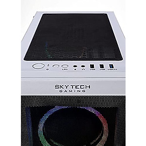 Skytech Gaming Skytech Chronos Gaming PC Desktop – Intel Core i7 12700K 3.6 GHz, NVIDIA RTX 3080, 1TB NVME SSD, 32GB DDR5 RAM RGB, 850W Gold PSU, 360mm AIO, 11AC Wi-Fi, Windows 11 Home 64-bit
