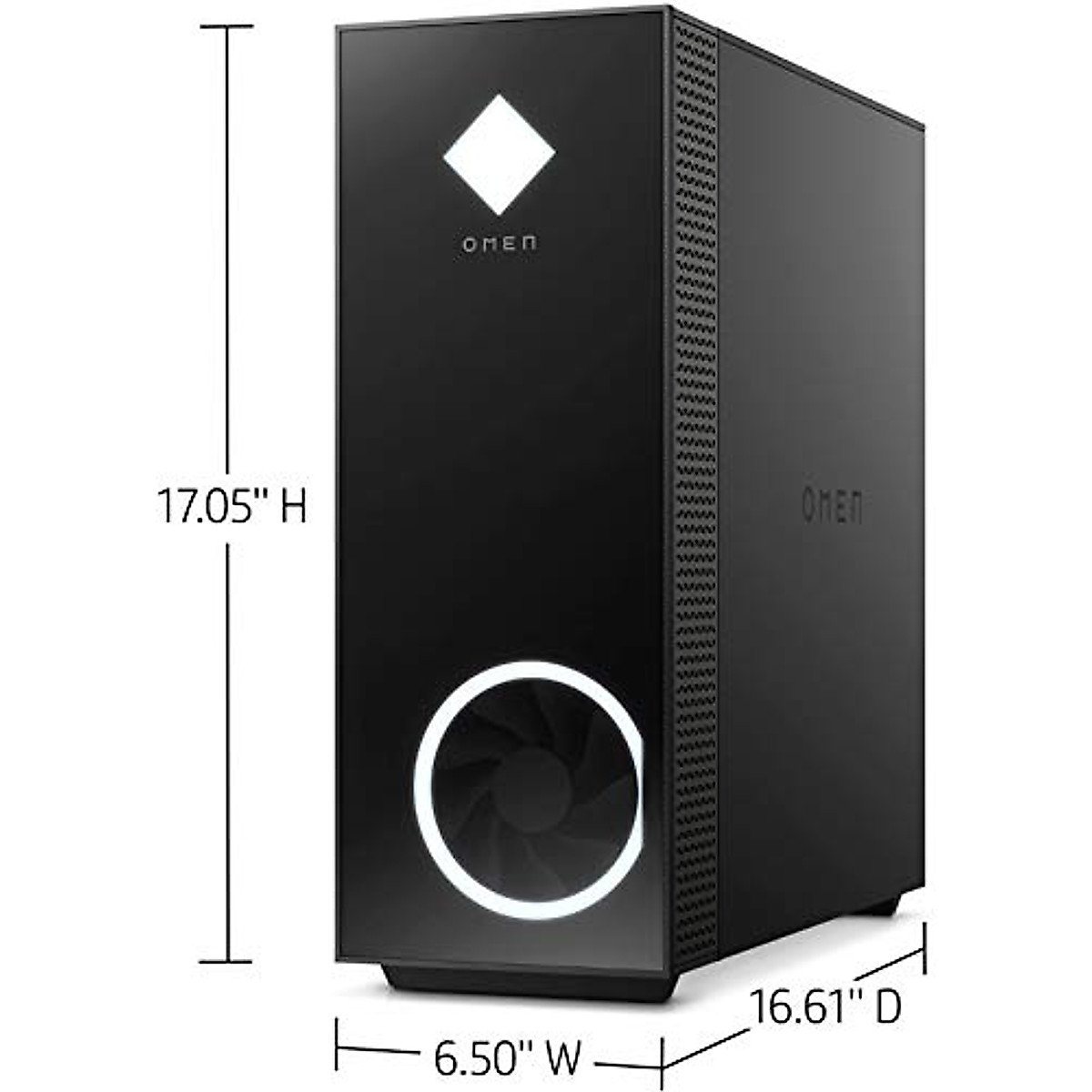 OMEN 30L Gaming Desktop PC (AMD Ryzen 9 5900X Processor RGB Liquid Cooled, NVIDIA RTX 3090 Graphics Card, 800 Watt PSU, Windows 10 Professional, 2TB PCIe SSD + 2TB HDD, 64GB HyperX RGB RAM)