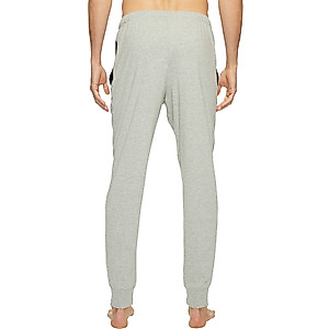 POLO RALPH LAUREN Men's Relaxed Fit Jersey Jogger Pants (Andover Heather/Rugby Royal Polo Player, Small)