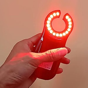Portable Handheld Vein Detector, Rechargeable Vein Finder Viewer, Handheld Vein Locator with 18 LEDs, Efficient Finding and Clear Display Effect, for Any Skin Color of All Ages, Gifting