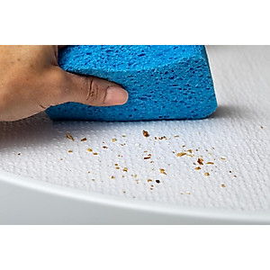 Smooth Top EasyLiner Lazy Susan Liner Kit - Easy to Install, Circular, Non Slip Shelf Liner for Lazy Susan Kitchen Cupboards and Shelves, 30 Inch Diameter, White, 2-Pack