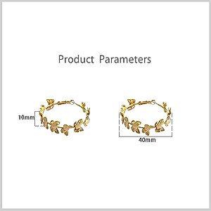 Butterfly Hoop Earrings for Women 925 Sterling Silver Post Stud 14K Gold Plated Large Big Huggie Hoops Dangle Drop Exaggerated Butterflies Statement Fashion Y2K Mother's Day Christmas Jewelry