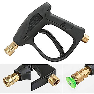 Sooprinse High Pressure Washer Gun,3000 PSI Max with 5 Color Quick Connect Nozzles, Car Foam Gun Foam Cannon Blaster Set