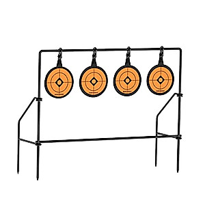 Ideagle BB Gun Targets, Auto Resetting Metal Spinning Target Airsoft Plinking Target Rated for .177 to .20 Caliber Pellet Gun