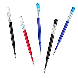 DunBong G2 Gel Ink Pen Refills, for Retractable Gel Pens, 0.5mm Fine Point, Pack of 5 (Black)