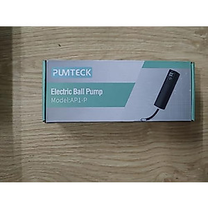 Electric Ball Pump, Smart Air Pump Portable Fast Ball Inflation with Precise Pressure Gauge and Digital LCD Display for Football Basketball Volleyball Football (2 Pin and 1 Spout)