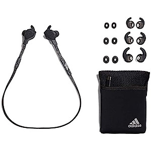 Adidas Wireless Bluetooth in-Ear Headphones - Sweat-Proof and Frictionless for Running (Night Grey)