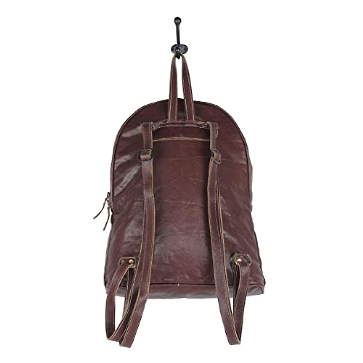 Myra Bag Splendour In White Leather & Hairon Bag S-4725