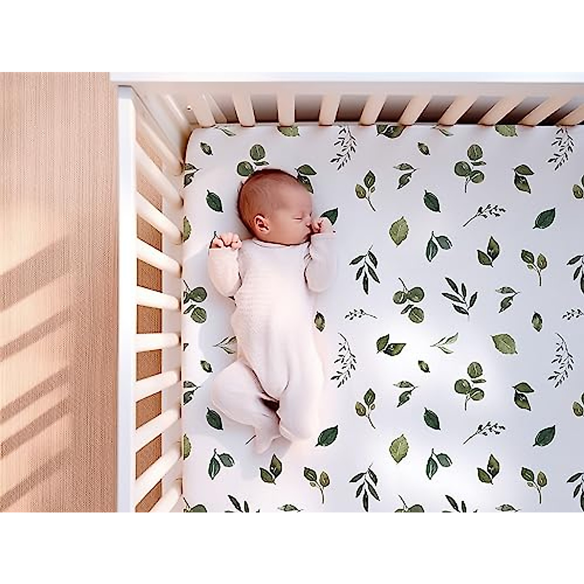 Crib Sheets Set - Premium Soft Cotton Fitted Baby Crib Sheet- 2 Pack- Crib Bed Mattress & Toddler Bed Sheet by Max&So