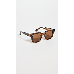 Chimi 04 Sunglasses, Tortoise, Print, Brown, Tan, One Size