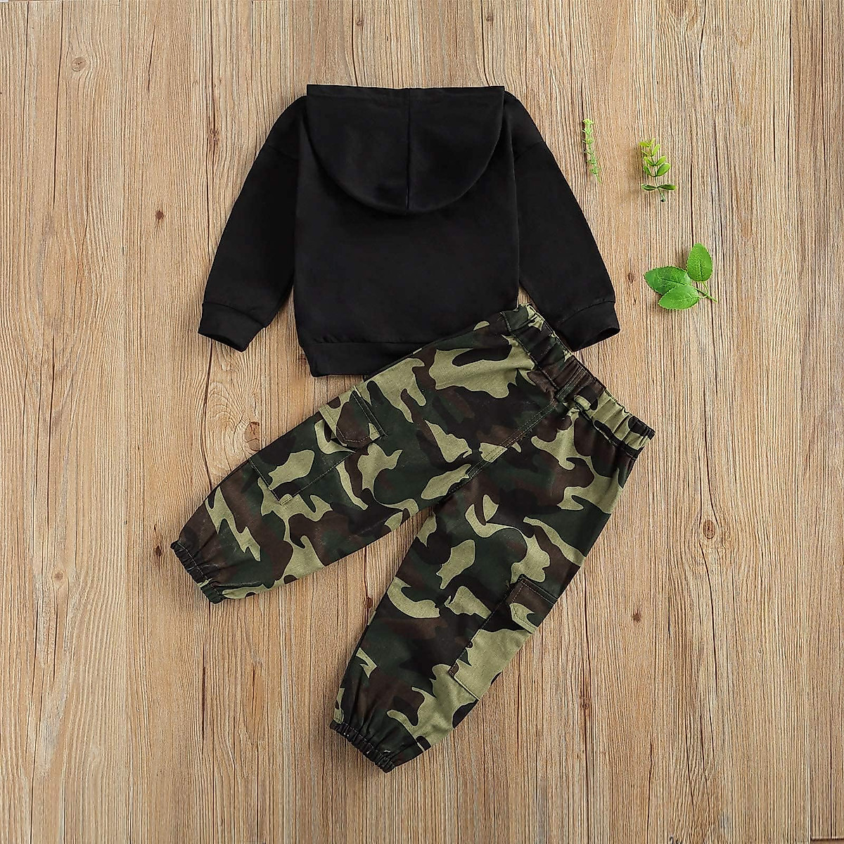 Fernvia Toddler Boys Clothes 2T 3T 4T 5T Fall Outfits Baby Hoodie Sweatshirt & Camouflage Pants Set Kids Winter Sweatsuit