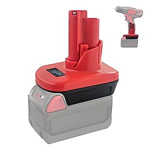 BTRUI for Milwaukee M18 to M12 Battery Adapter, for Milwaukee 18V to 12V Converter, Convert for Milwaukee 18V Battery to 12V Battery Tools