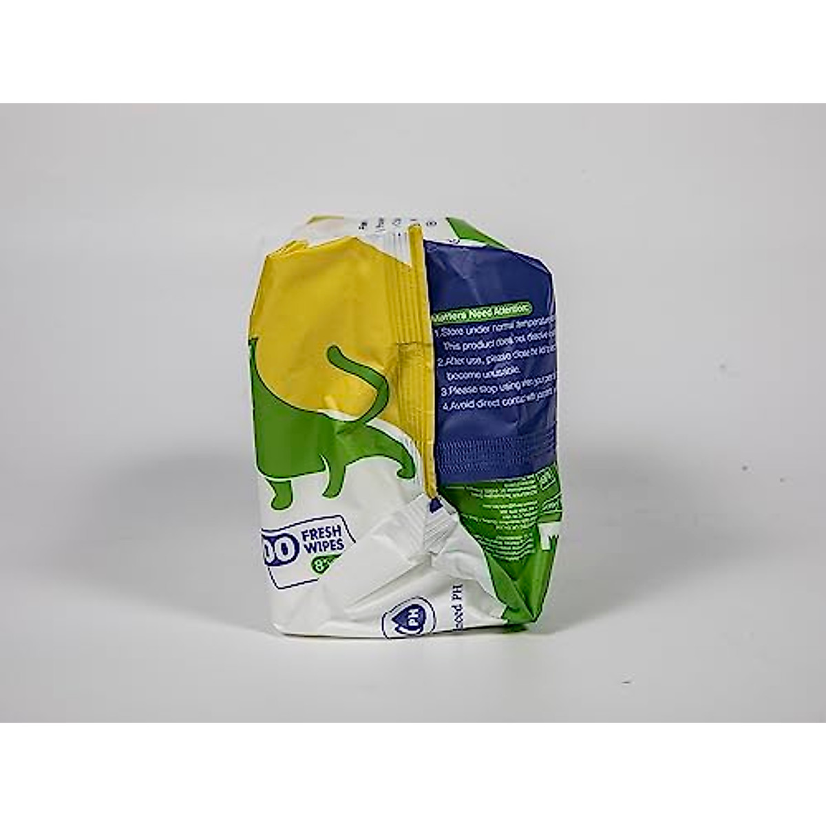 Pawaboo Dog Wipes for Paws and Butt, Unscented Hypoallergenic Pet Wipes for Dog Cat, Soft Thick Dog Grooming Wipe for Cleaning Deodorizing with Lids, Puppy Wipes for Face Ears Body- 1Pack/100Count