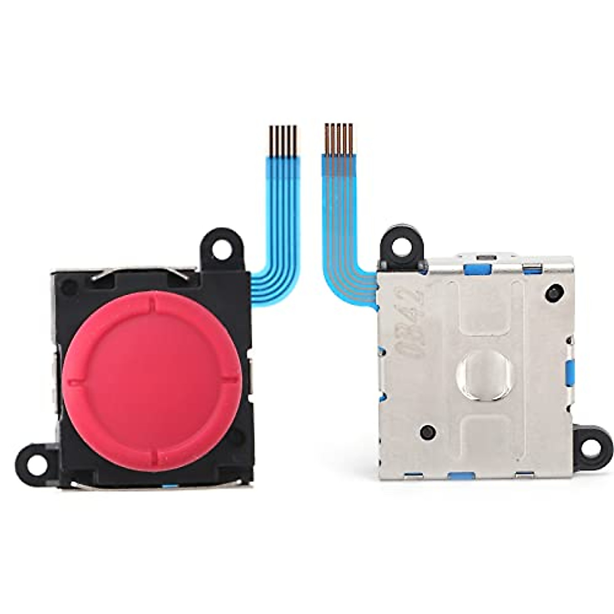 Joystick Button Module, Easy to Install Portable Lightweight Thumb Stick Comfortable for Switch Lite Controller(red)