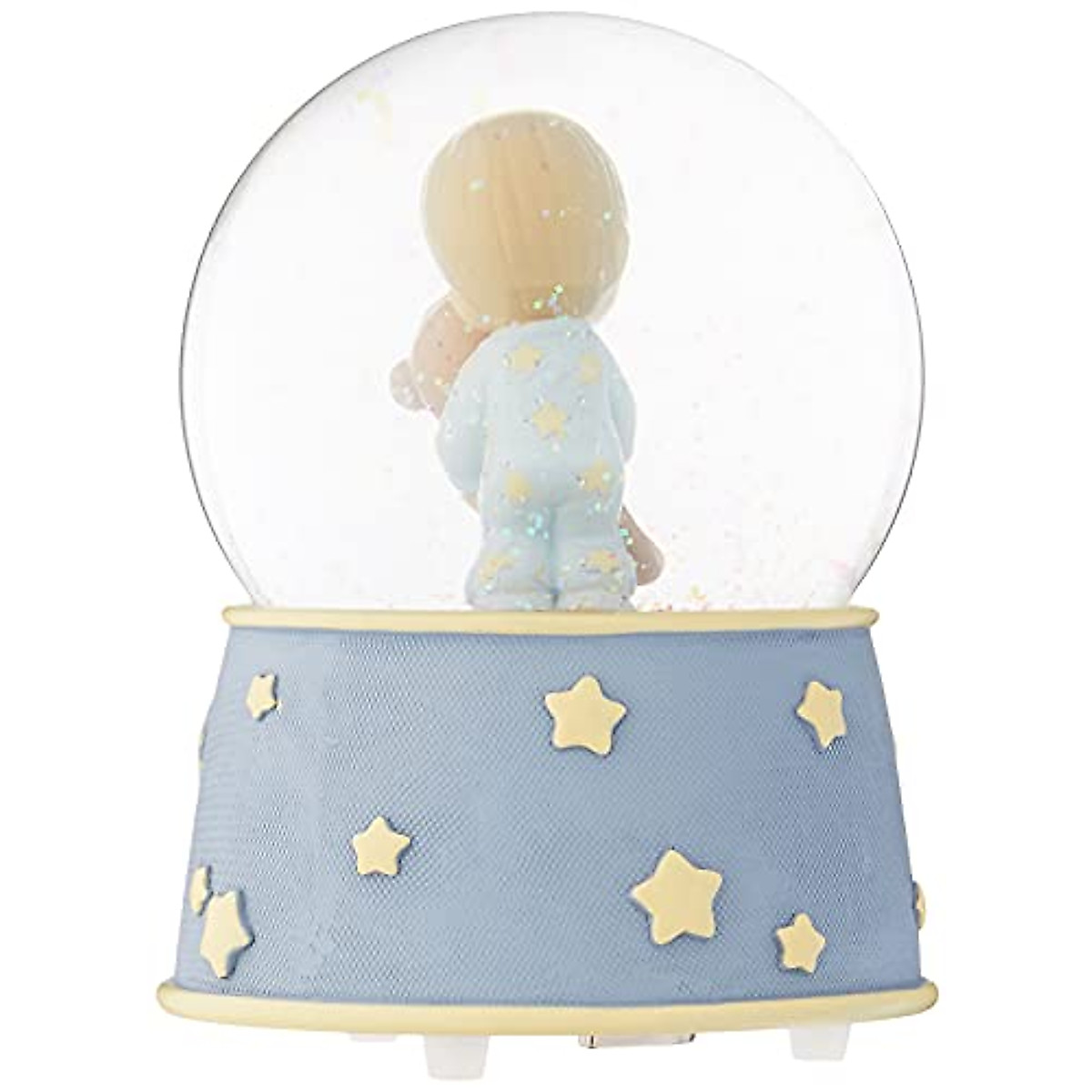 Precious Moments, Jesus Loves Me, Resin/Glass Snow Globe, Boy, Musical, 132103,Multicolor