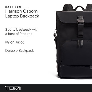 TUMI - Harrison Osborn Roll Top Laptop Backpack - 15 Inch Computer Bag for Men and Women - Black