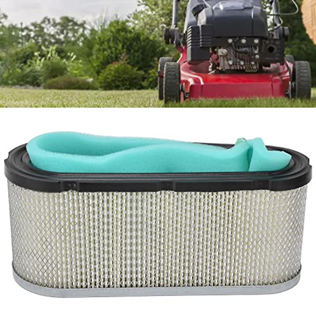 Lawn Mower Air Filter, Air Filter Replacement Garden Lawn Mower Filter Accessories for 496894S 496894 493909 4139 5053B 5053D 5053H 5053K (air filter)