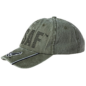 Officially Licensed United States Air Force Embroidered Green Baseball Cap