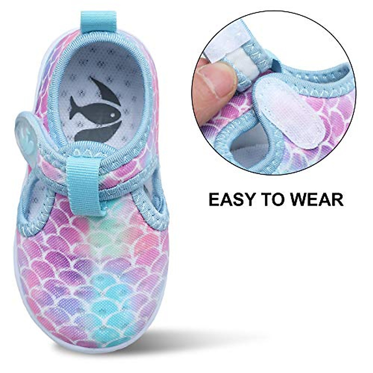 FEETCITY Boys Girls Shoes Baby Water Shoes Beach Quick Dry Swim Barefoot Aqua Socks Outdoor Athletic Pool Shoe 12-18 Months Infant