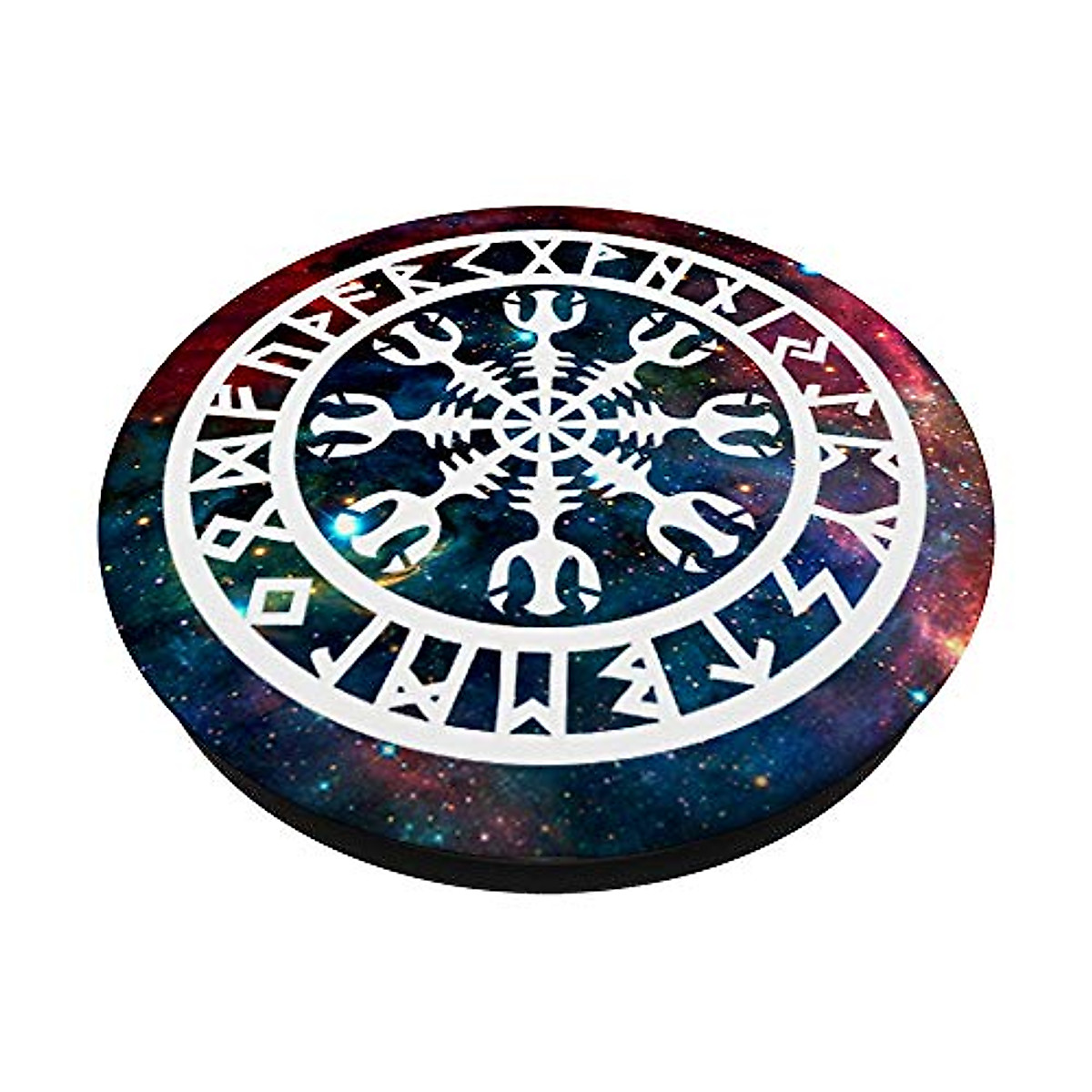 Helm Awe Galaxy Space Vegvisir Valknut Runes Celtic Knot PopSockets Swappable PopGrip