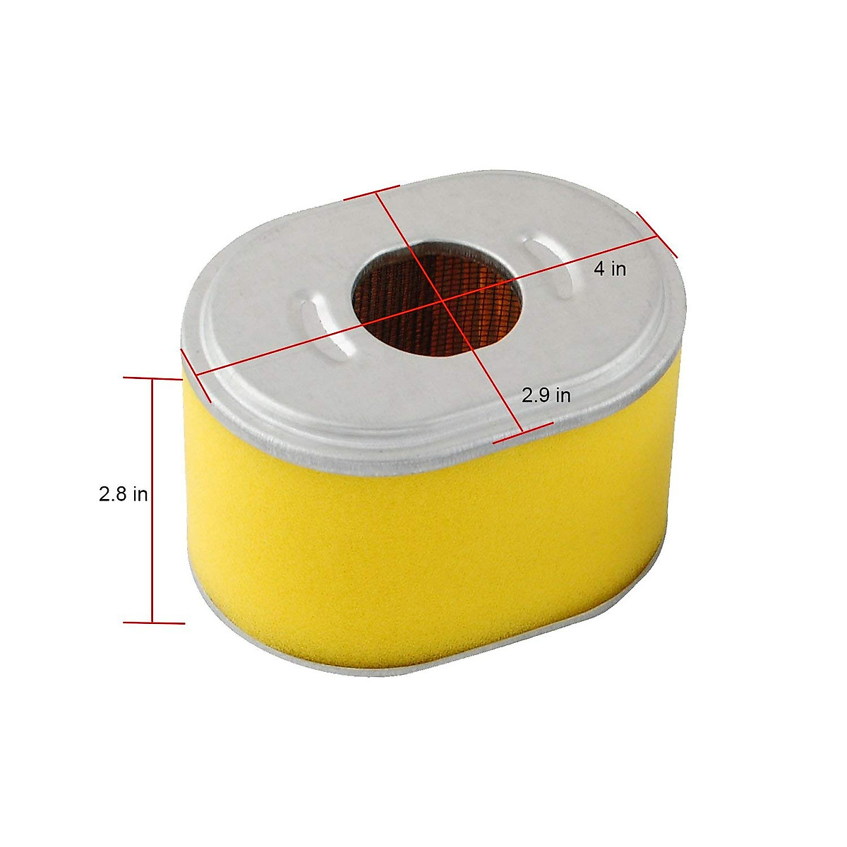 GX160 Air Filter Fit for 5.5HP 6.5HP GX140 GX160 GX200 Engines Replace 17210-ZE1-517 17210-ZE1-822 17210-ZE1-505 (5 Packs)