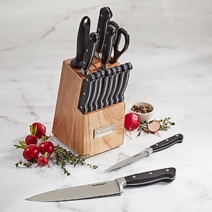 Cuisinart C77TR-16P Triple Rivet Collection 16-Piece Cutlery Block Set, Stainless Steel